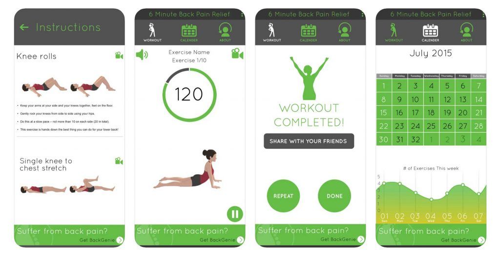 Best free exercise apps to strengthen and help relieve pain ...
