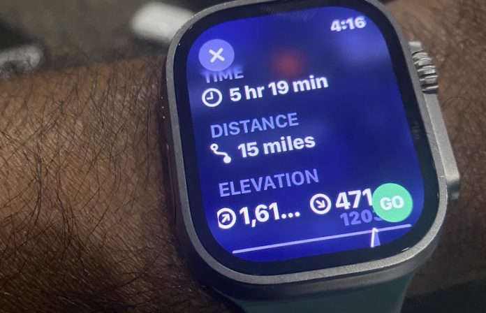 Downloaded offline trail maps on Apple Watch make hikers lives easier ...
