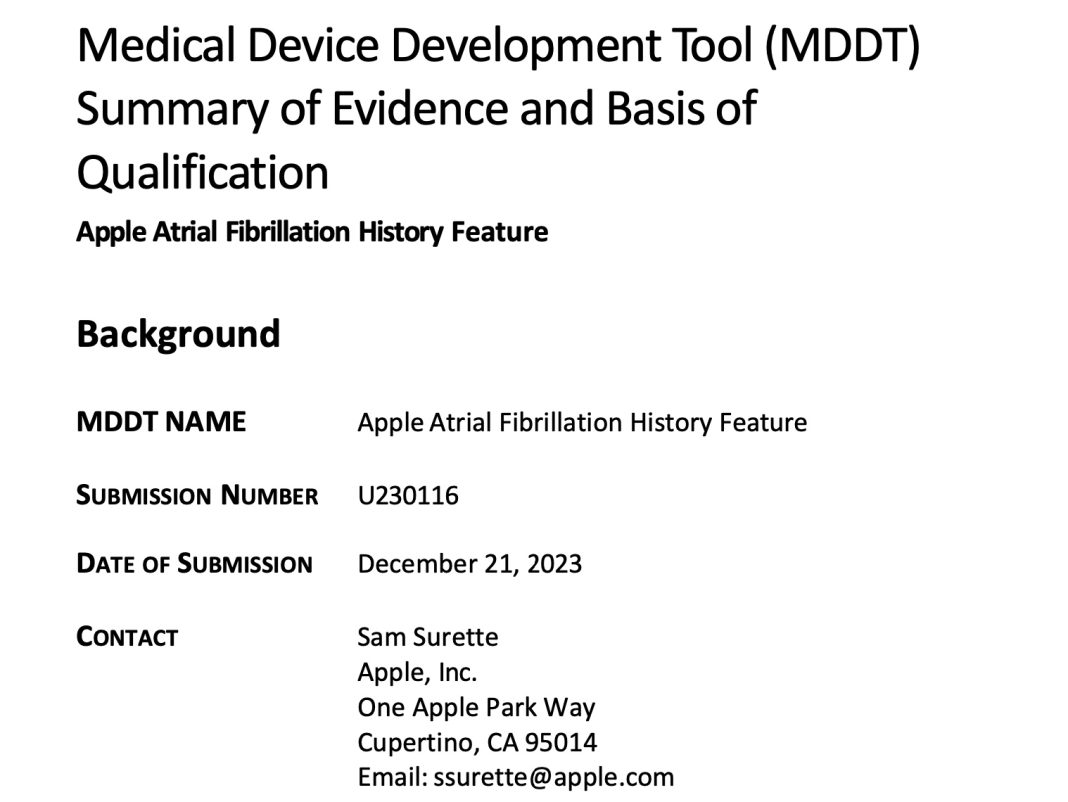 FDA Qualifies Apple’s AFib History feature as an MDDT - MyHealthyApple