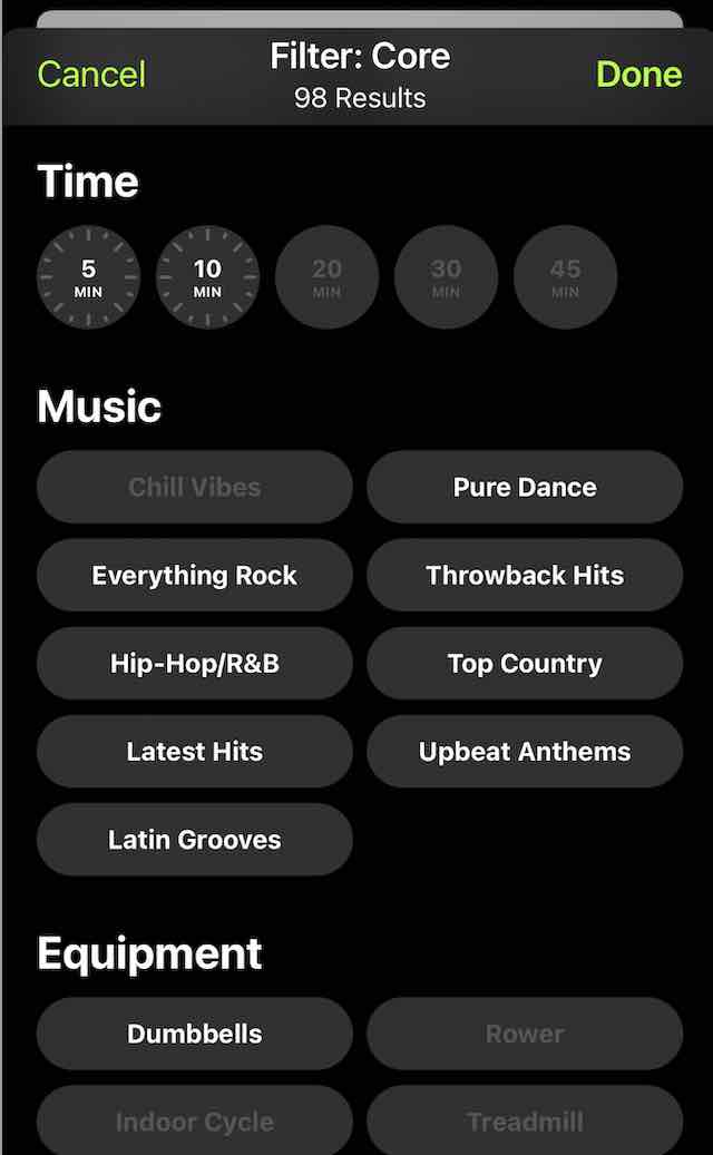 Apple Fitness+ adds workout filters by Body Focus, Trainer, Music and ...