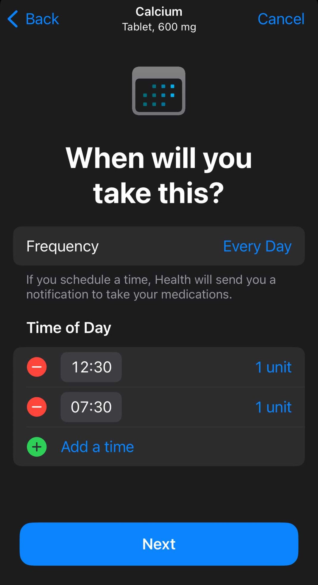 Set up medication reminders on your Apple Watch and iPhone with the ...