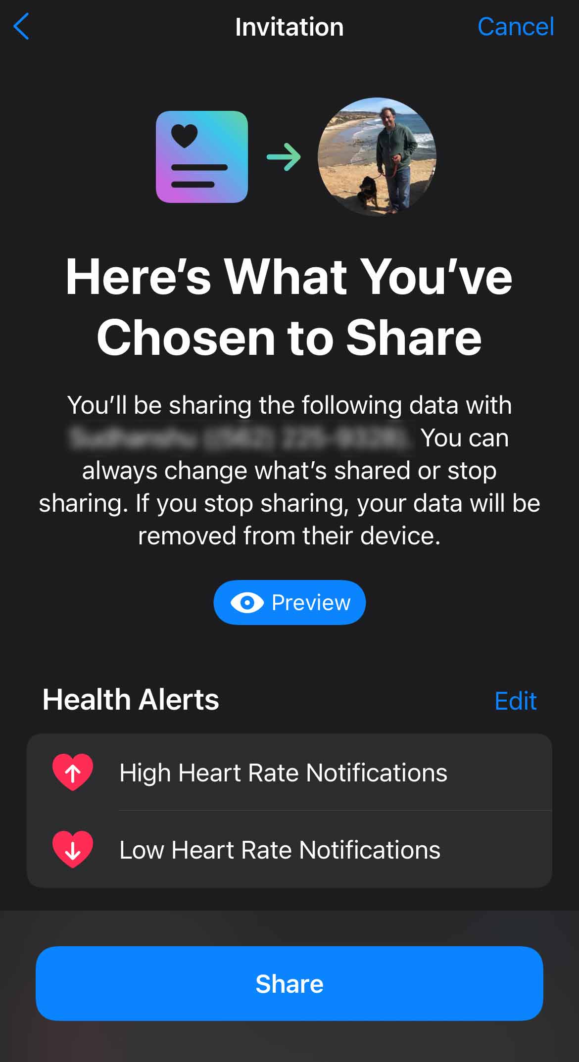 How to share your iPhone’s Health app health data with family and ...