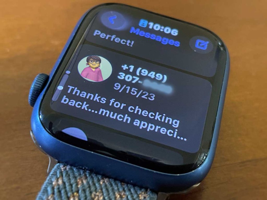 Apple Watch shows contacts phone numbers instead of names? - MyHealthyApple