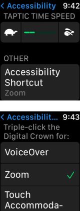 Apple Watch screen zoomed in? How to zoom it out - MyHealthyApple
