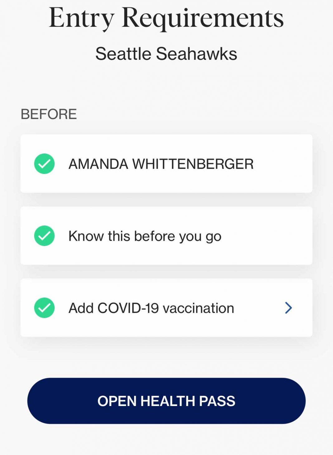 How to use CLEAR's Health Pass app to store your digital COVID-19 ...