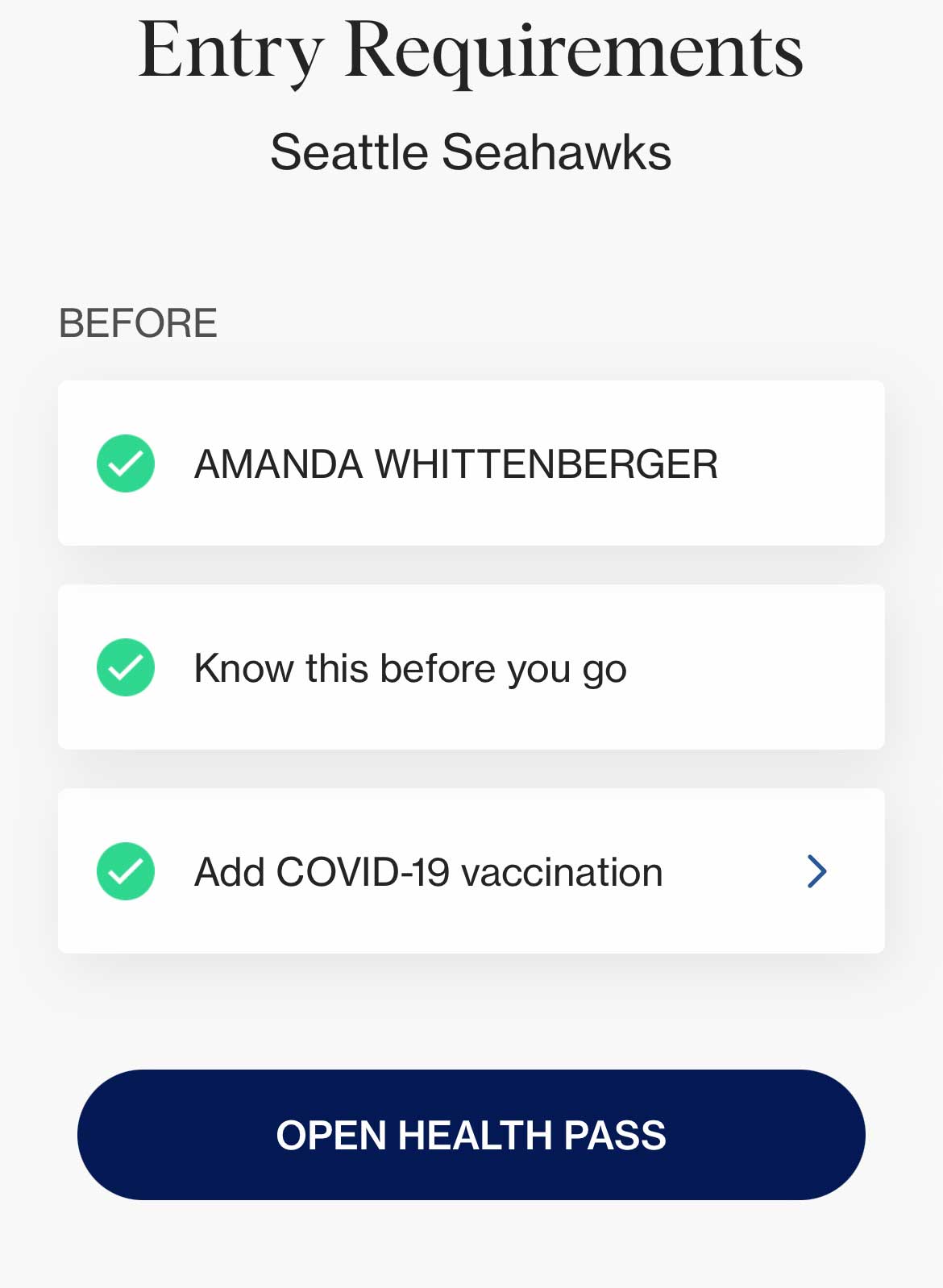 How to use CLEAR's Health Pass app to store your digital COVID-19 ...