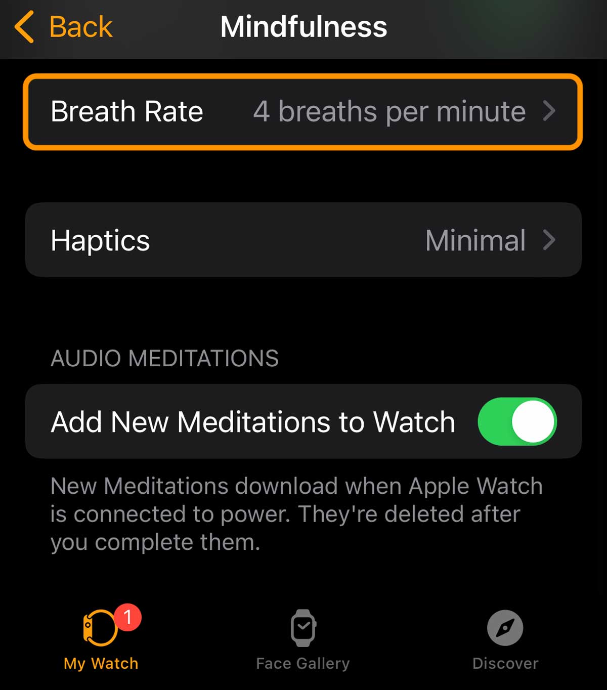 Change Breathe app session time on your Apple Watch and improve ...