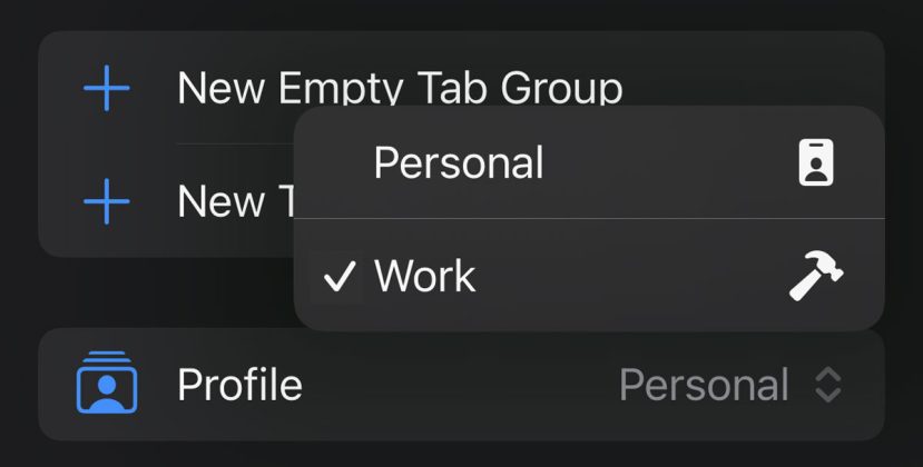 How to create multiple profiles in Safari on iPhone and iPad for work ...