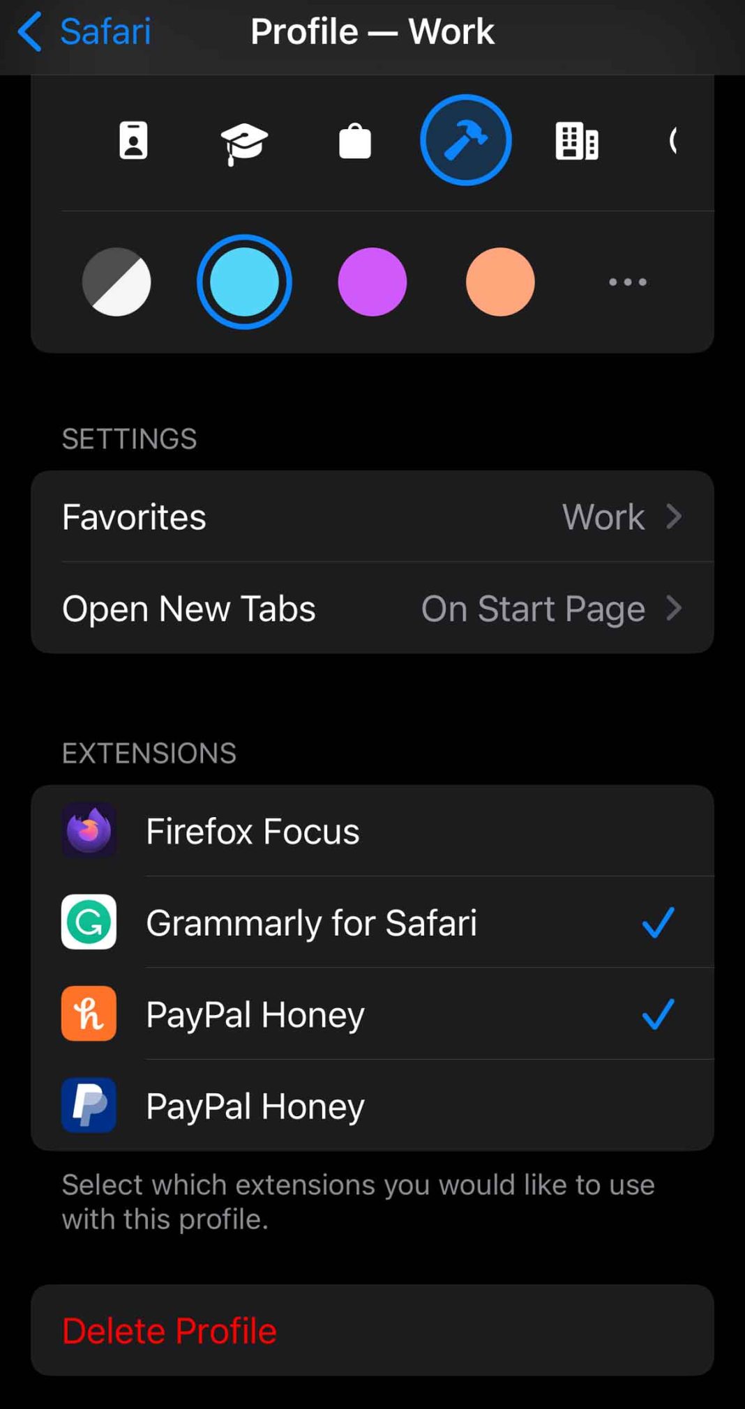 How to create multiple profiles in Safari on iPhone and iPad for work ...