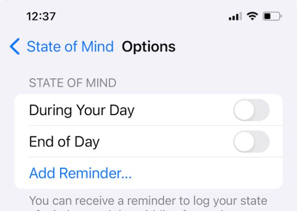 How to disable or edit State of Mind Reminders to log emotion or mood on your iPhone and Apple ...