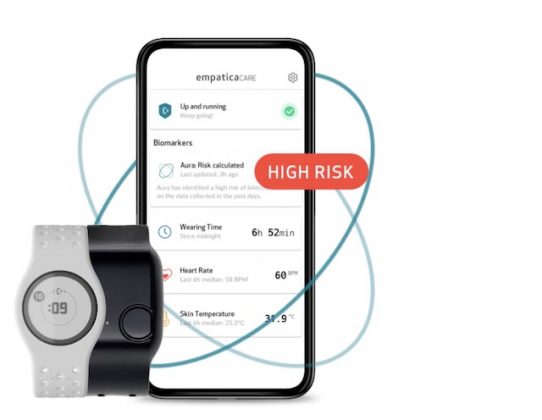 Empatica AURA wearable can successfully detect flu and other ...