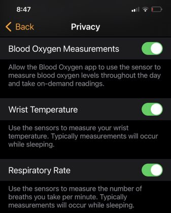 How to check your skin and body temperature on your Apple Watch ...