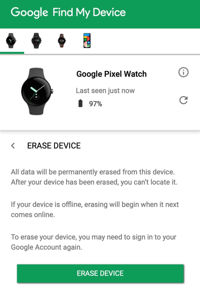 Forgot Google Pixel Watch screen lock pin or pattern or it's not ...