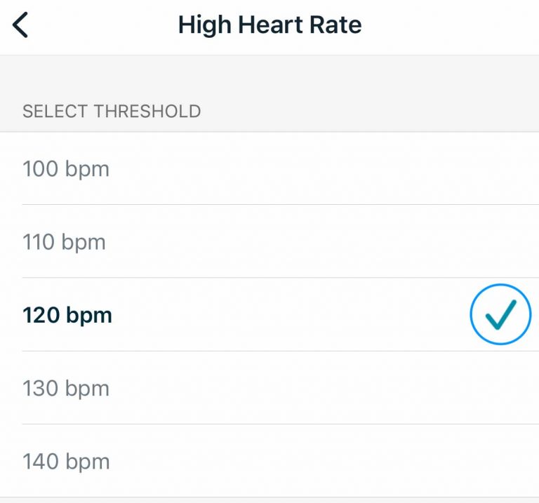 How to set high and low heart rate notifications on your Fitbit Sense ...