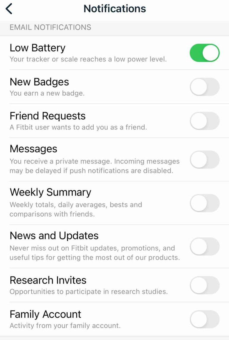 How to remove unwanted notifications on your Fitbit - MyHealthyApple