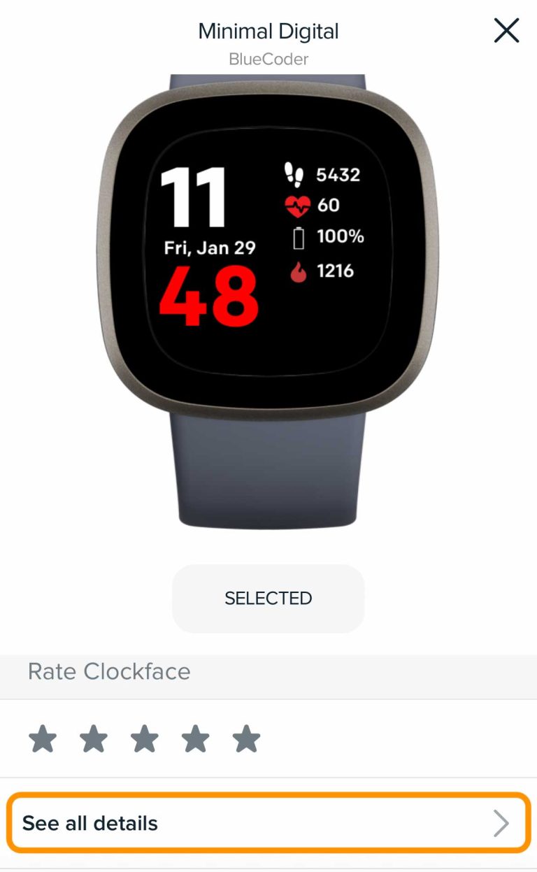 How to change the stats showing on your Fitbit's clock face ...