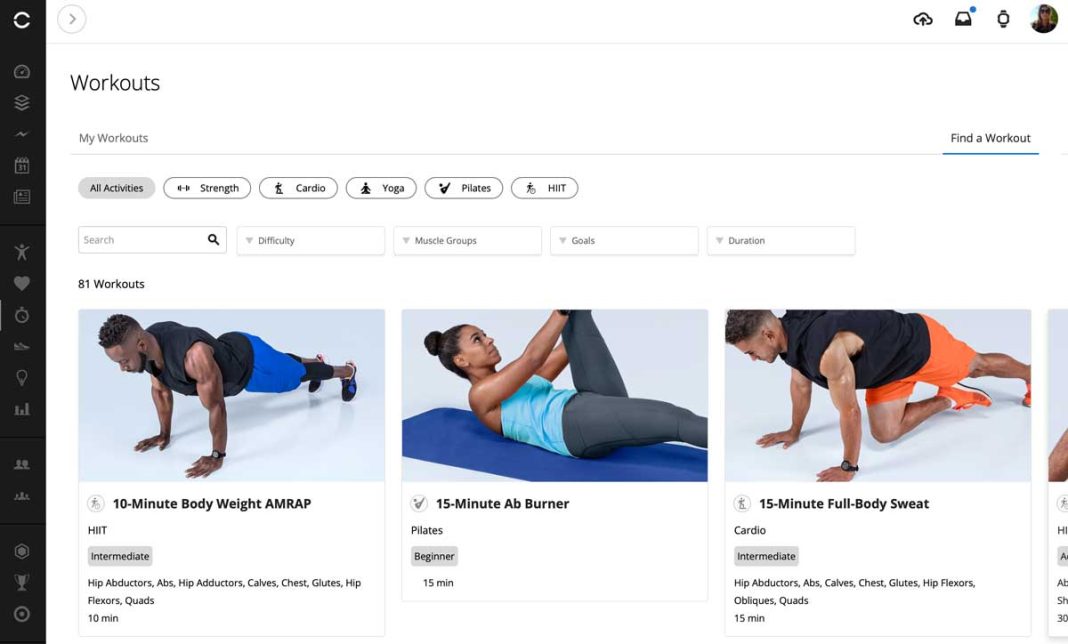 How to use pre-made or custom workouts in the Garmin Connect app ...