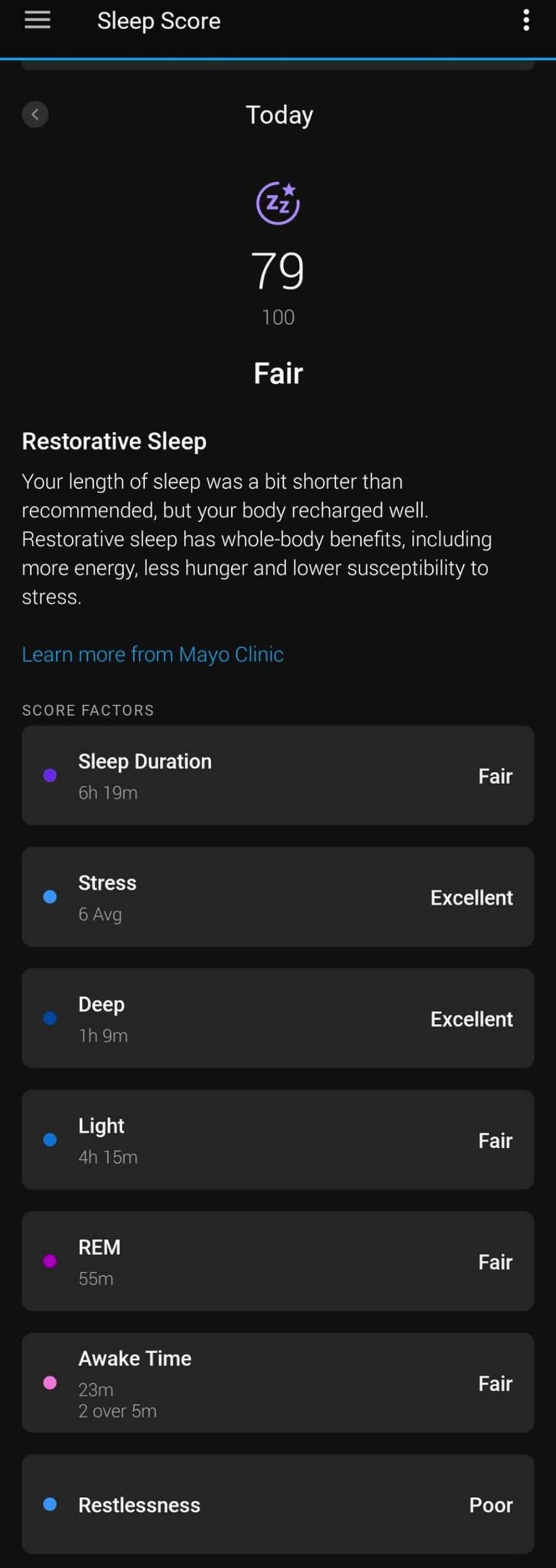 Wear your Garmin when you sleep to get the most accurate stats for ...