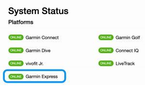Garmin Express not finding device, searching, or says its incompatible ...
