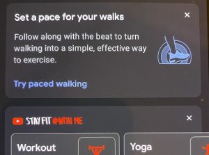 Beyond counting steps. Use Google Fit’s Paced Walking feature to get ...