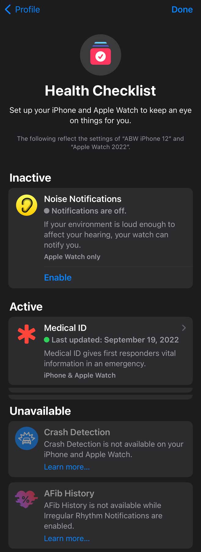 What is the Health Checklist feature from Apple all about? - MyHealthyApple