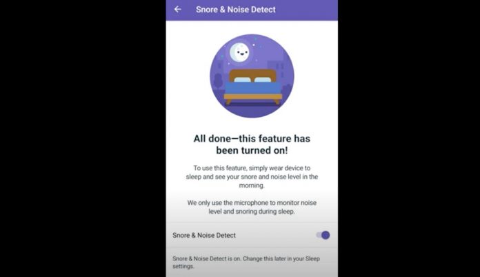 How to setup and use Fitbit snore detection features - MyHealthyApple