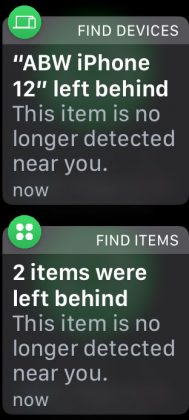 Notify when left behind notifications not working or showing up on ...