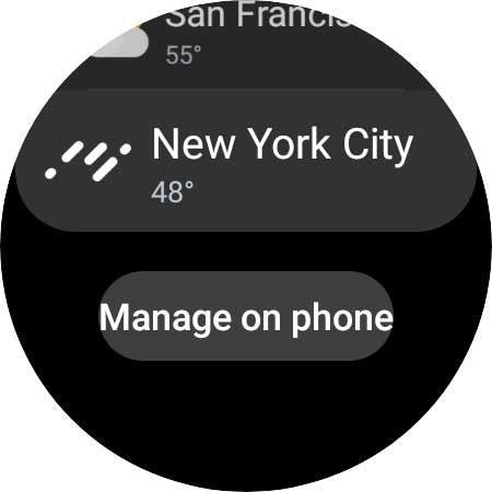 Weather Information missing or not updating on Samsung Galaxy Watch ...