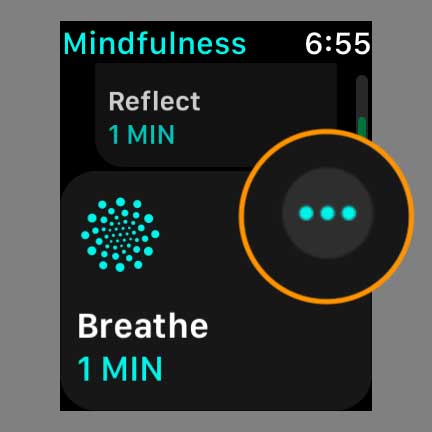Change Breathe app session time on your Apple Watch and improve ...