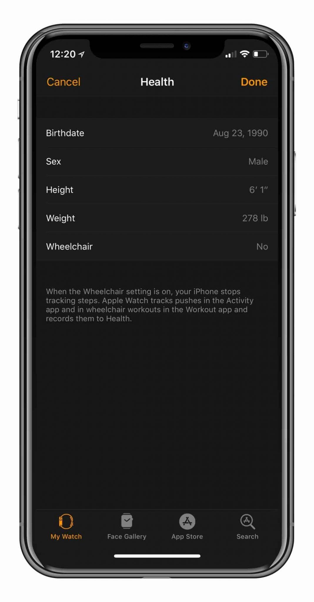 How to update Body Measurements on your Apple Watch and iPhone ...