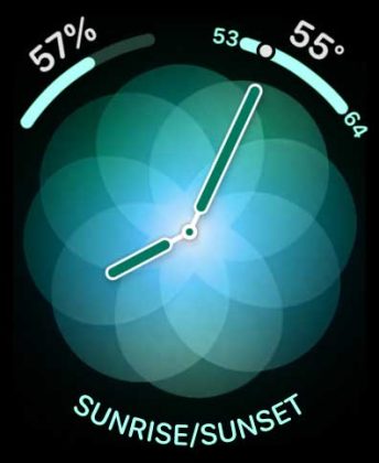 Apple Watch sunrise and sunset complication not working and showing ...