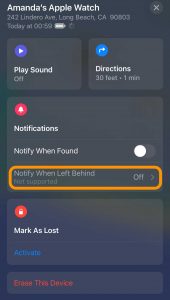 Notify when left behind notifications not working or showing up on ...