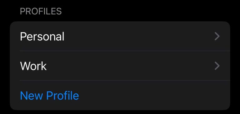 How to create multiple profiles in Safari on iPhone and iPad for work ...