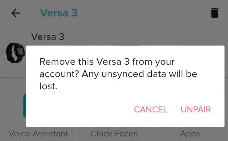 Fix A Fitbit Showing A Red X With Data Not Cleared Sync And Try Again Myhealthyapple