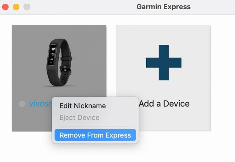 Garmin Express not finding device, searching, or says its incompatible ...