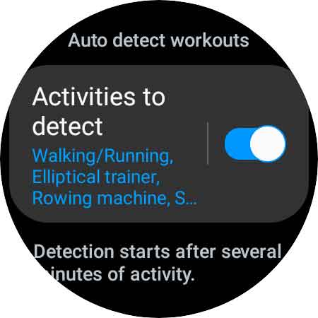 How to manage automatic workout detection on your Samsung Galaxy Watch ...