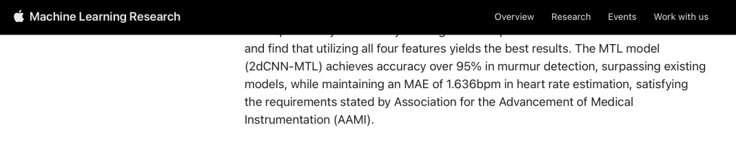 Apple’s Machine Learning Research can now detect Heart Murmurs with 95% ...