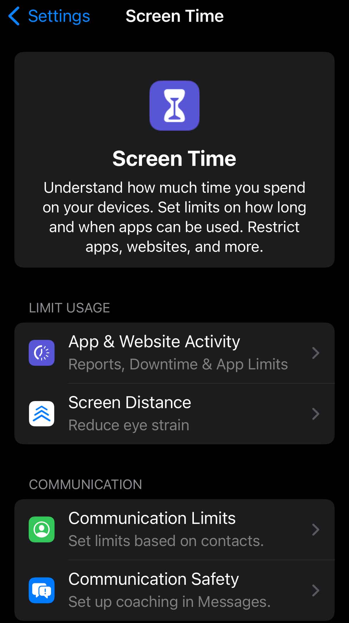 How to turn the Screen Distance feature on or off on iPhone and iPad ...