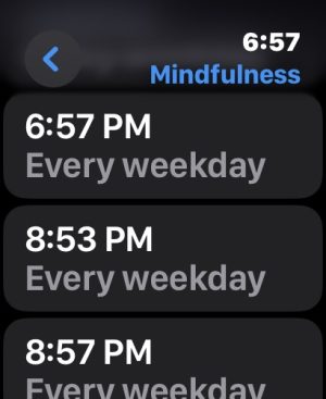 Create your own Mindfulness / Breathe Reminders on your Apple Watch ...