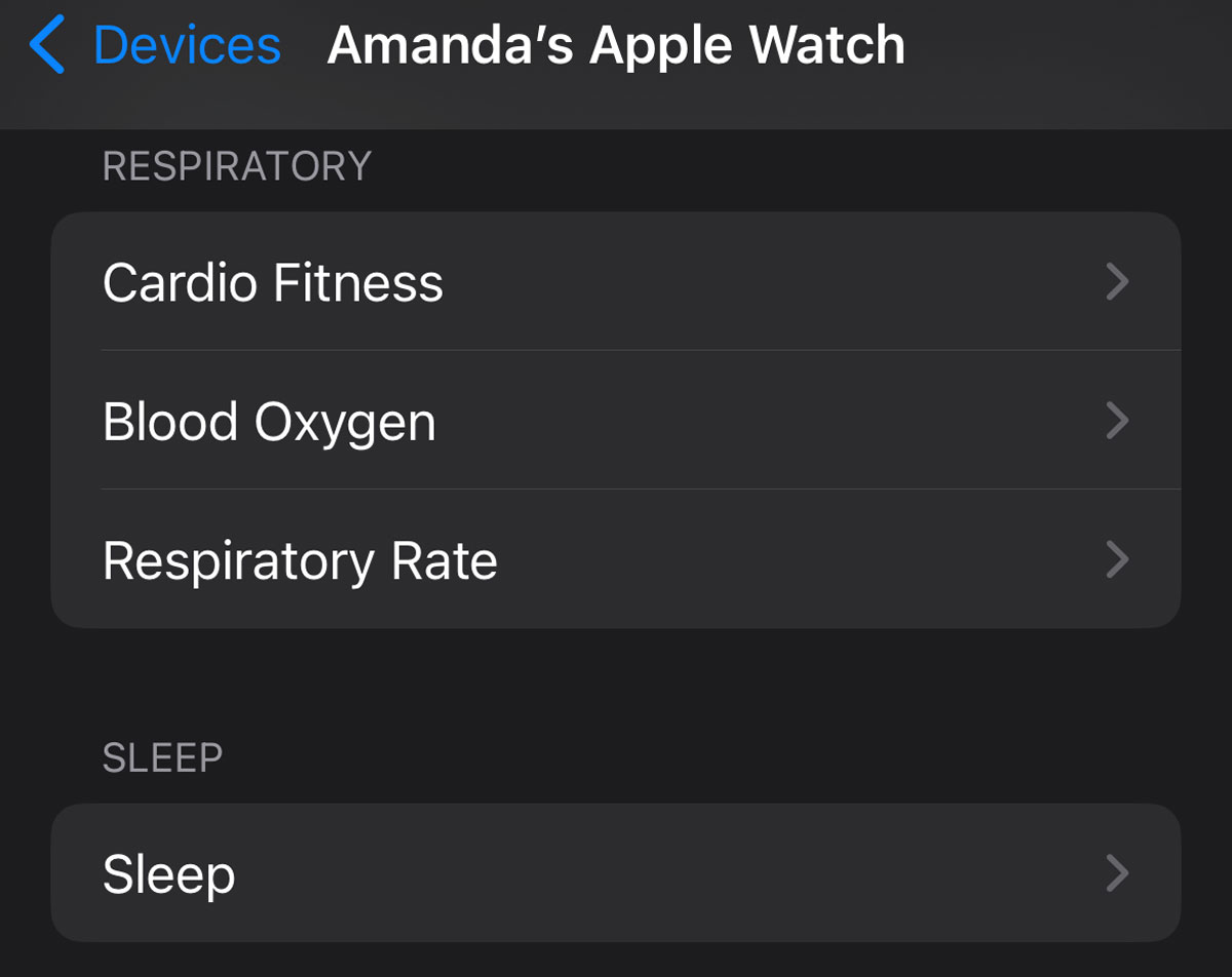 Apple Watch not showing up as a data source in the Health app for sleep ...