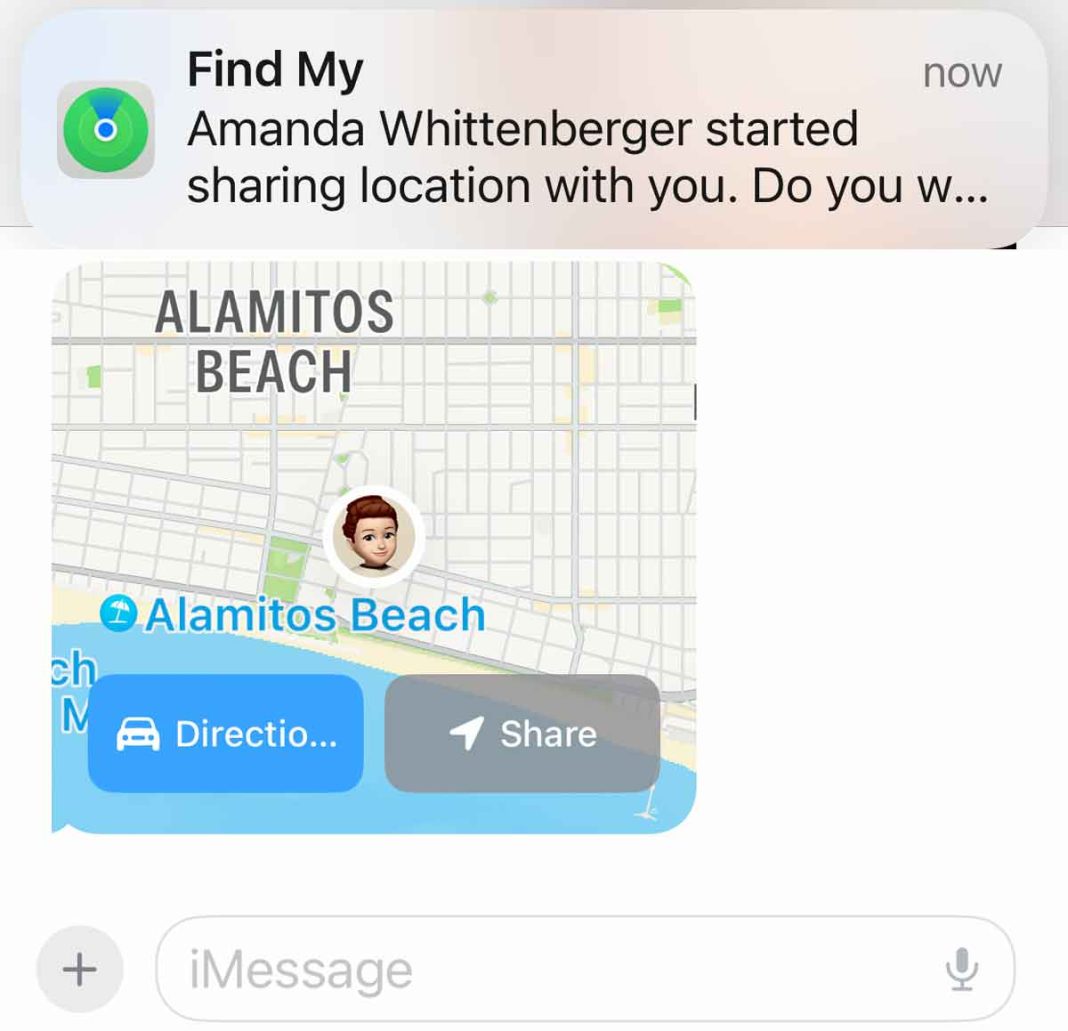 How to share your location or request someone's location in the ...