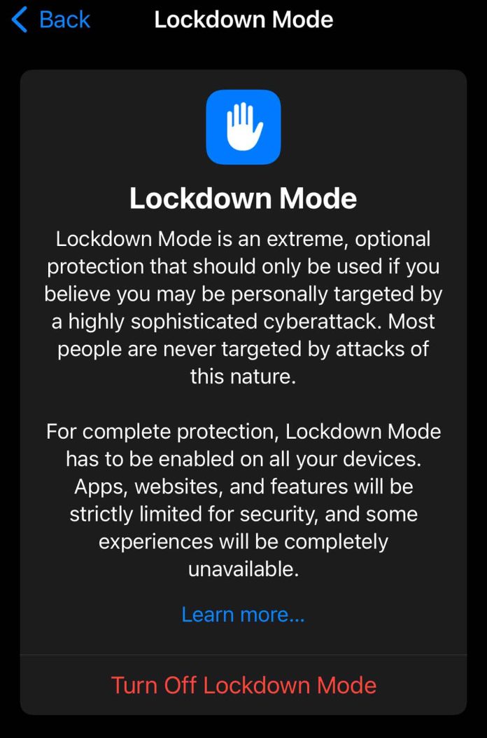 How to turn Lockdown mode on and off for your Apple Watch, iPhone, and ...