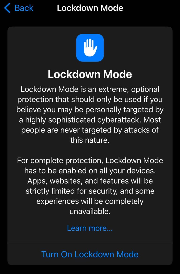 How to turn Lockdown mode on and off for your Apple Watch, iPhone, and ...