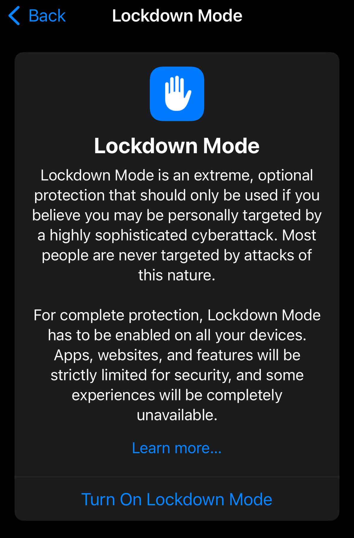 How to turn Lockdown mode on and off for your Apple Watch, iPhone, and ...