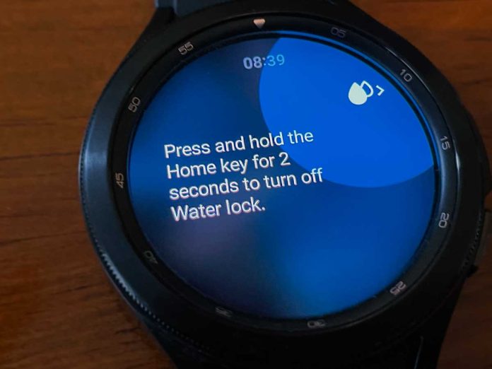 Samsung Galaxy Watch stuck on water lock mode? - MyHealthyApple