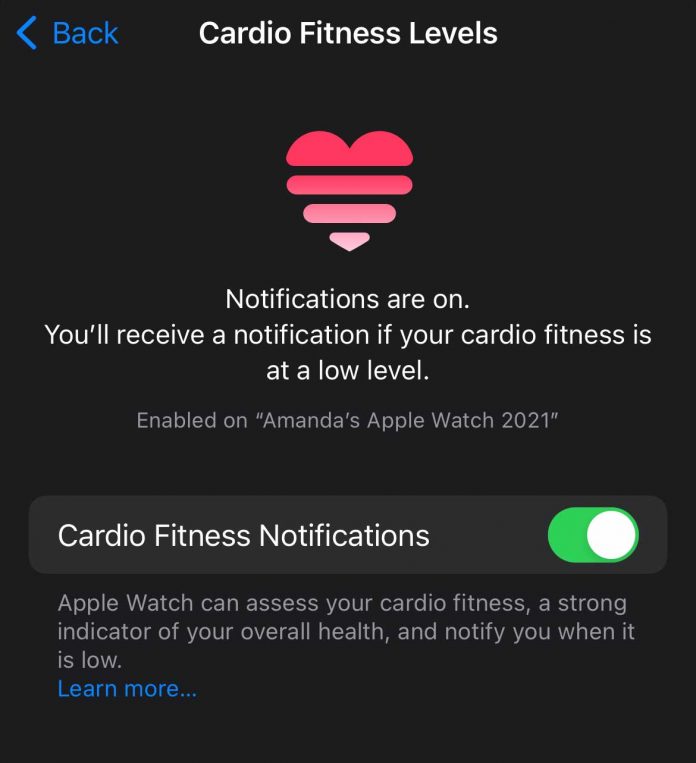 Sudden drop or change in cardio fitness score (VO2 max) on your Apple ...