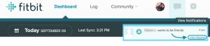 How do I add and remove friends using Fitbit's app and Fitbit's website