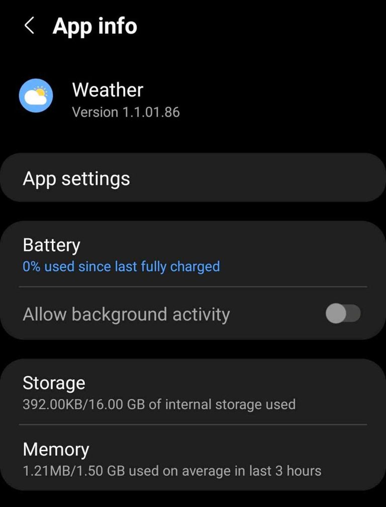 Weather Information missing or not updating on Samsung Galaxy Watch ...