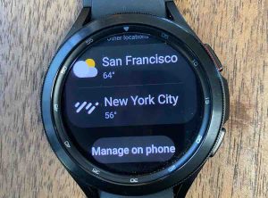 Weather Information missing or not updating on Samsung Galaxy Watch ...