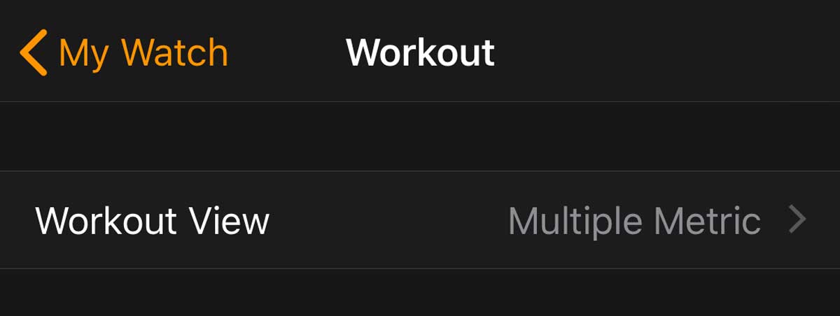 How to change the Apple Watch Workout app on-screen stats and metrics - MyHealthyApple